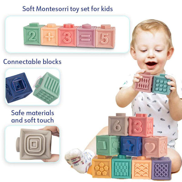 SoftStack Baby Blocks - Little Learners Toys